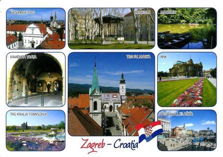 My postcard collection: Zagreb - Croatia
