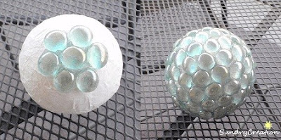 DIY: Glass Rock Decorative Ball