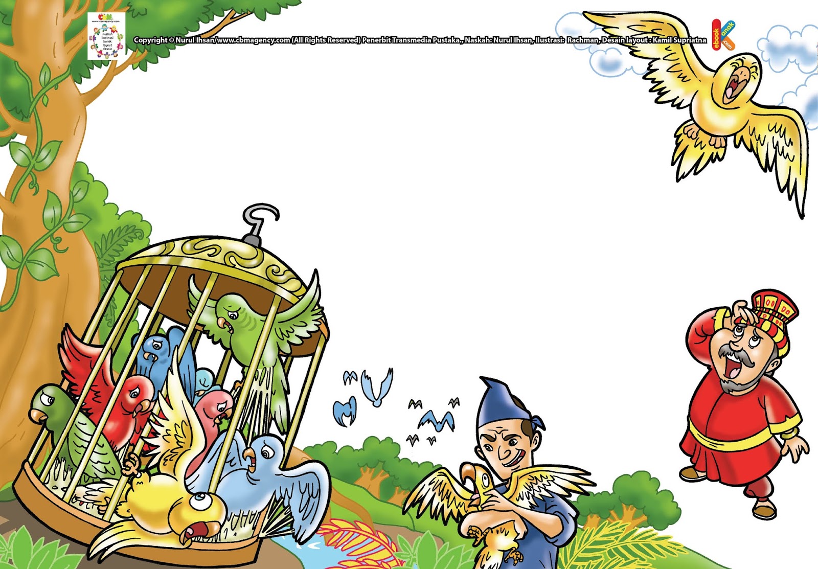 Kecerdikan Raja Burung Parkit - Aceh - DONGENG DAN LEGENDA