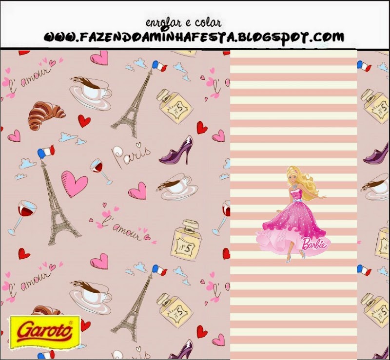Barbie Magic and Fashion: Free Printable Candy Bar Labels. - Oh My ...