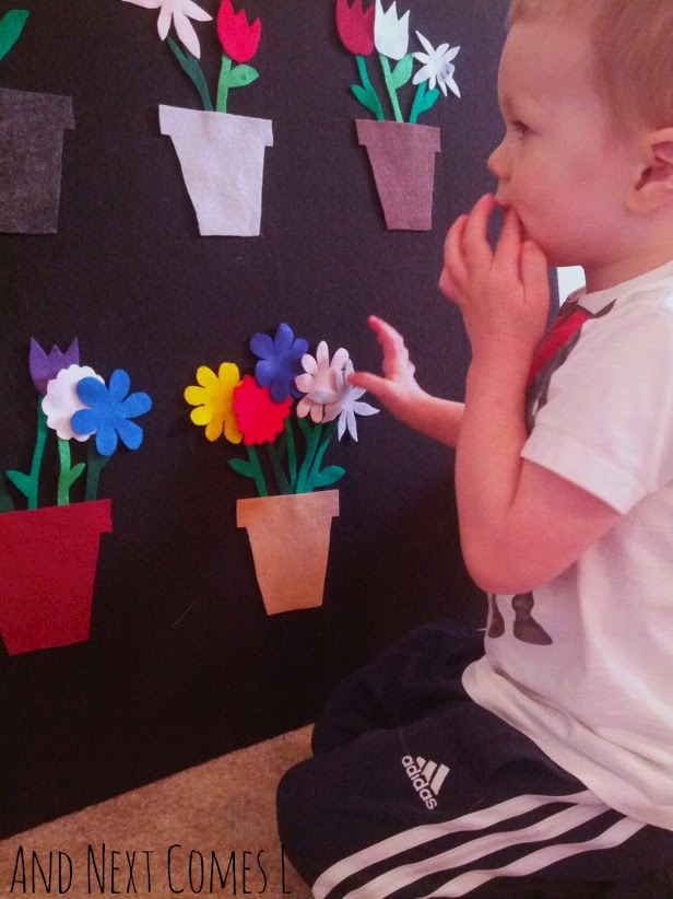 Flower Counting Game & Felt Board Activity for Kids | And Next Comes L ...
