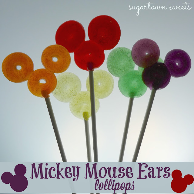 Sugartown Sweets: Mickey Mouse Ears Lollipops