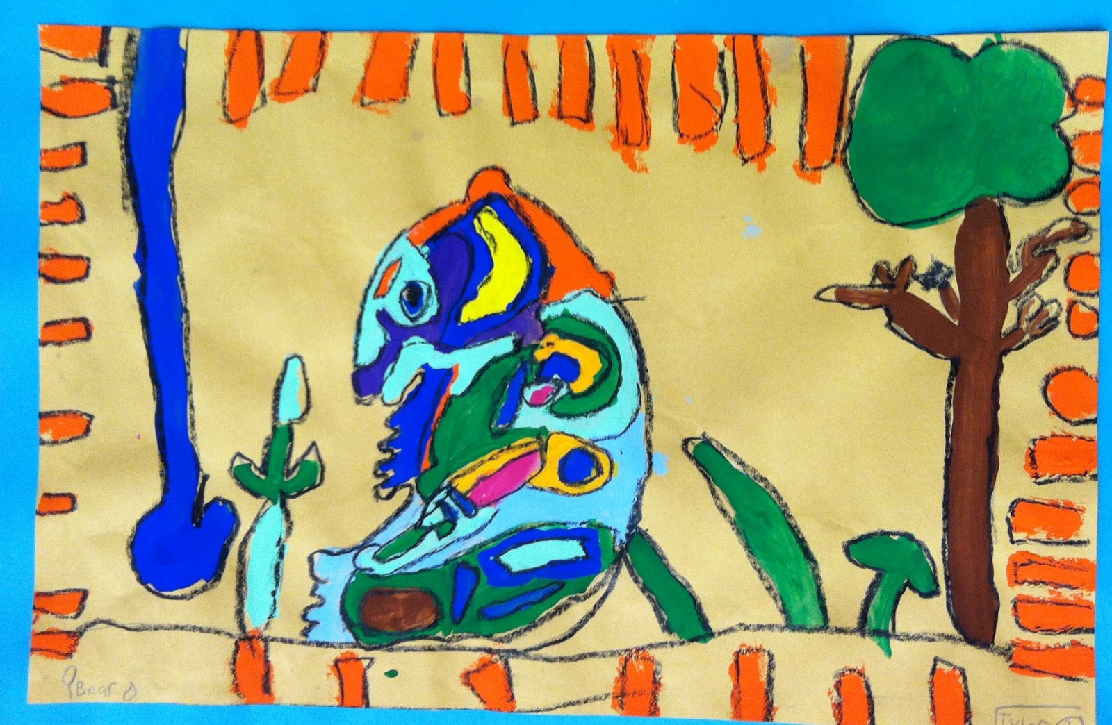 ART with Mrs. A: Norval Morrisseau and 3rd Grade Animal Paintings