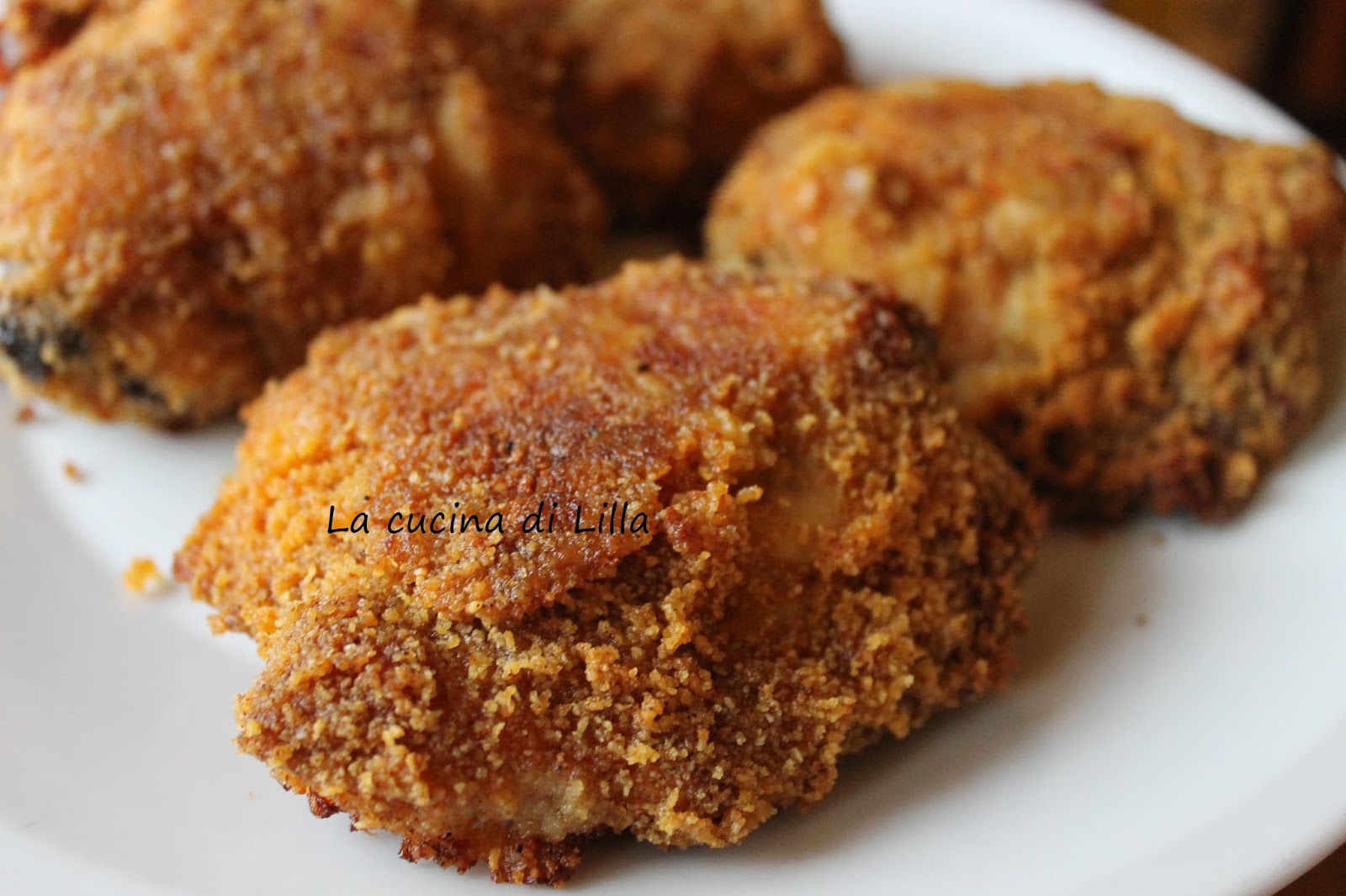 Secondi: Pollo panato speziato al forno