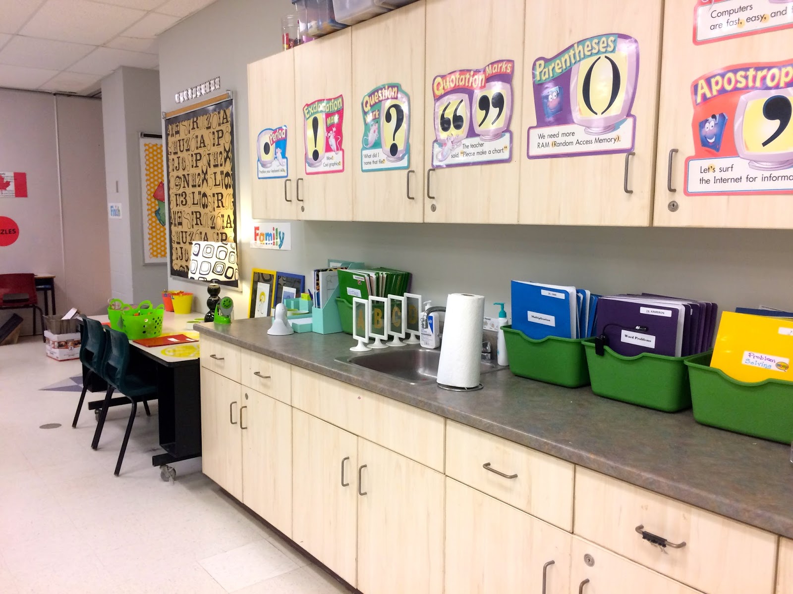 The Urban Teacher: Classroom Reveal: Photos of my grade 4 classroom ...