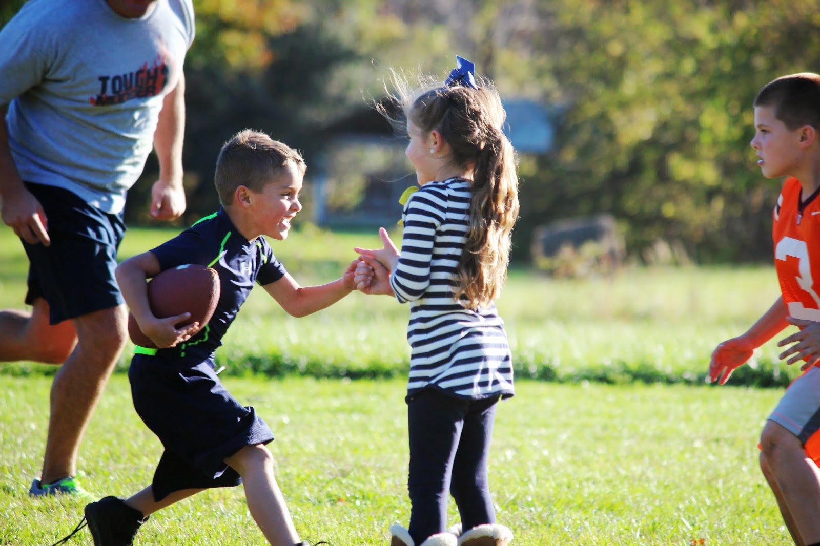 Bolling With 5: Two-Hand Touch Football