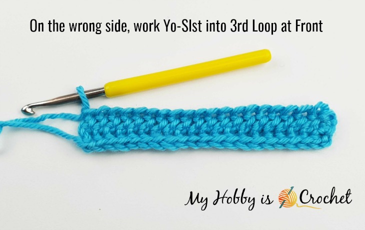 My Hobby Is Crochet: How to CROCHET: Knit alike Stockinette Stitch in ...