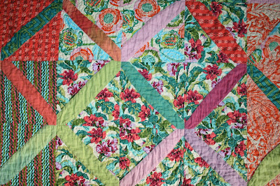 The Root Connection: A new quilt with Bright Heart by Amy Butler and a ...