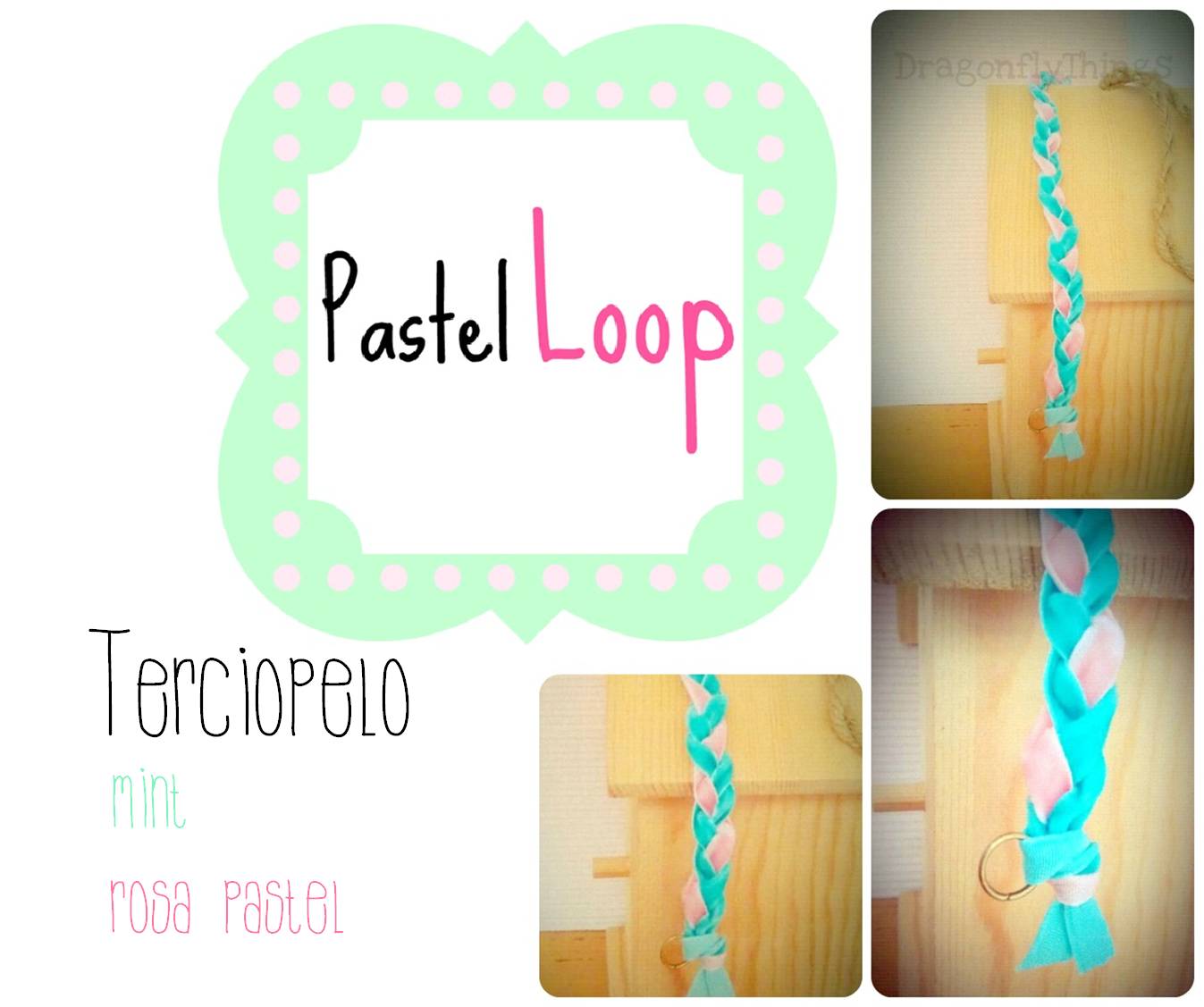 Dragonfly Things: Pulsera de moda: Pastel Loop