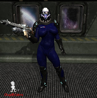 Female Shepard Armored