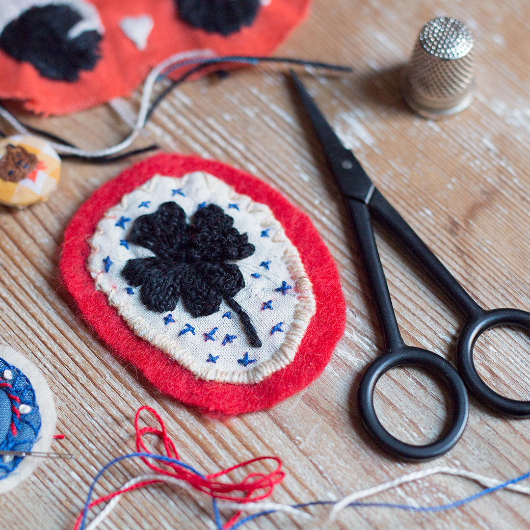 misako mimoko: Embroidering Patches and Baking