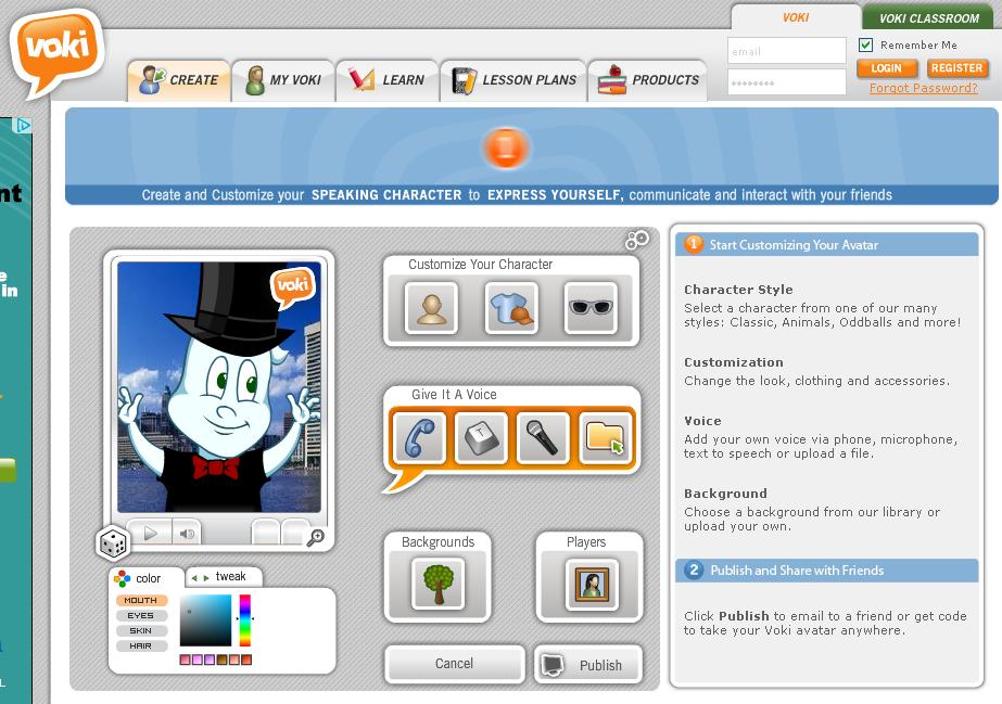 Voki: personajes que hablan. | Campohermoso TIC
