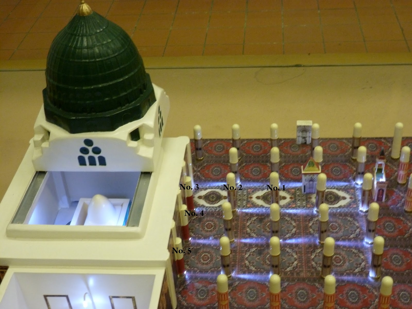 Tiang tiang Raudhah - UMRAH 2018