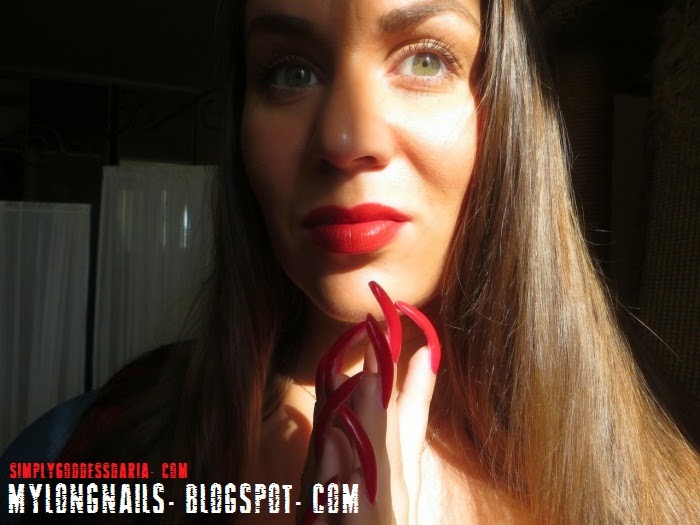 Long Nails Super Hot Darias Long Natural Nails 4