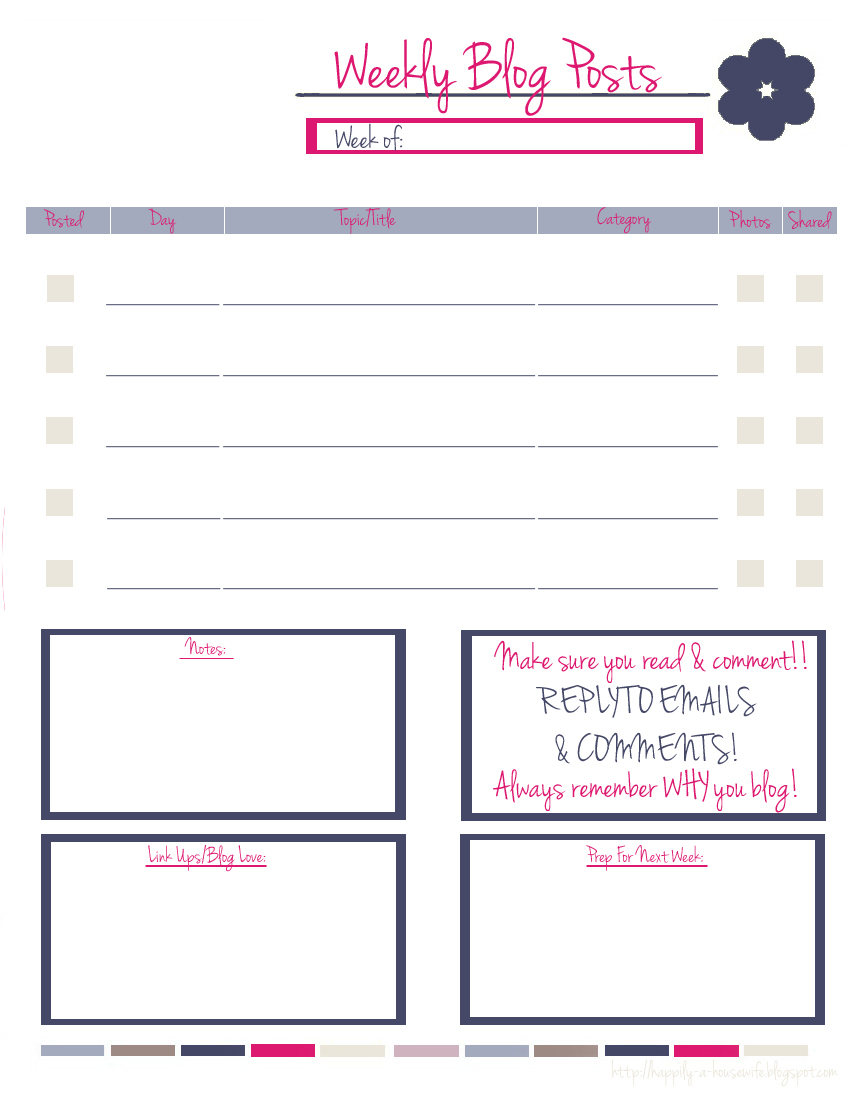 Happily A Housewife: Updated Home Management Binder