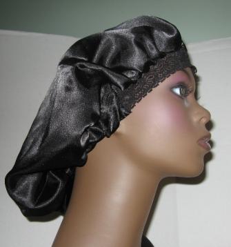 Six Twenty Seven: How to wear a Satin Bonnet in Public