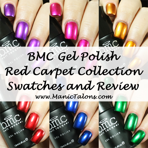 Manic Talons Nail Design: BMC Red Carpet Metallic Foil Effect Collection