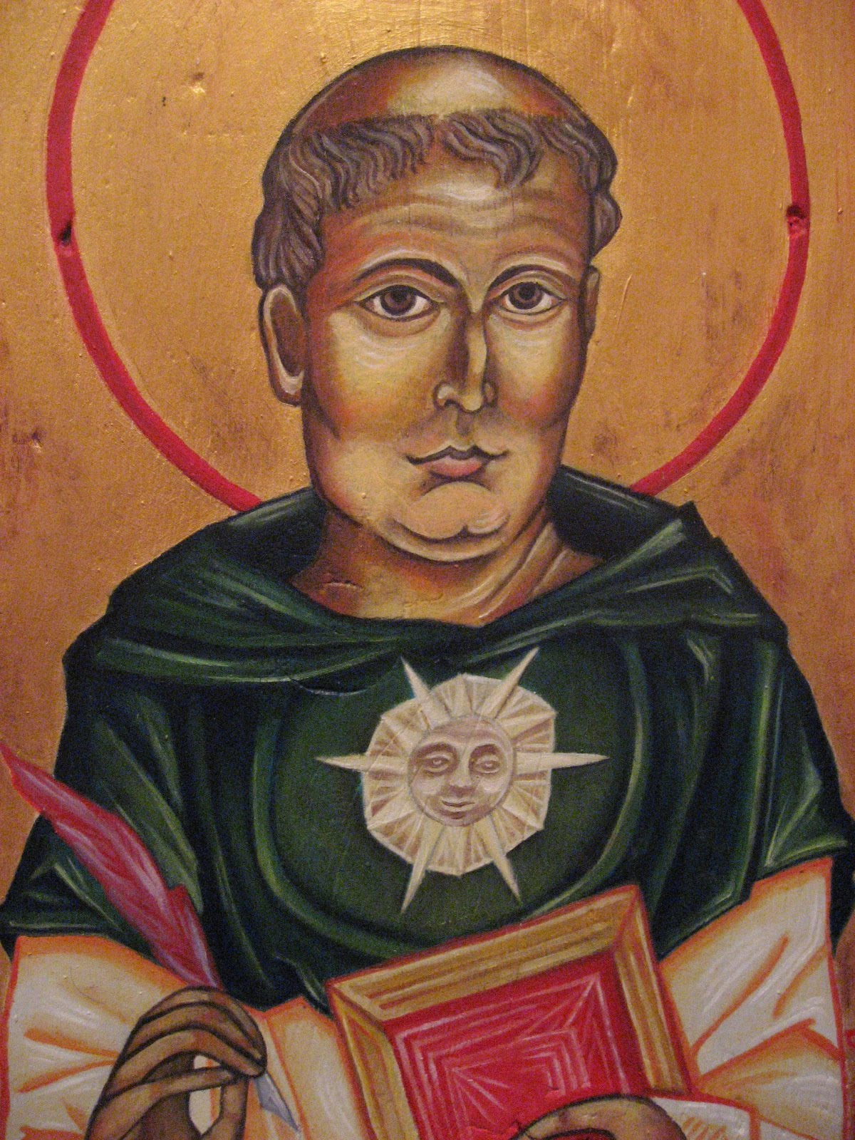 Beard of Moss: St. Thomas Aquinas Icon Complete!