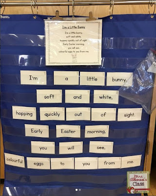 Interactive Pocket Chart {Poem Builder} - FREEBIE! | Mrs. Albanese's ...