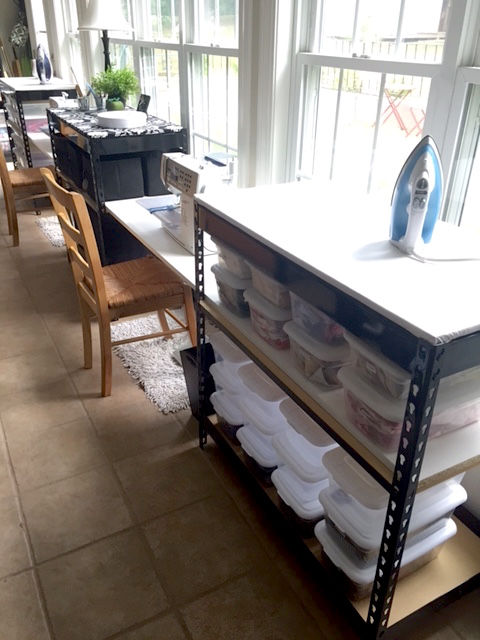 Sew Many Ways...: Workbench Sewing Table...