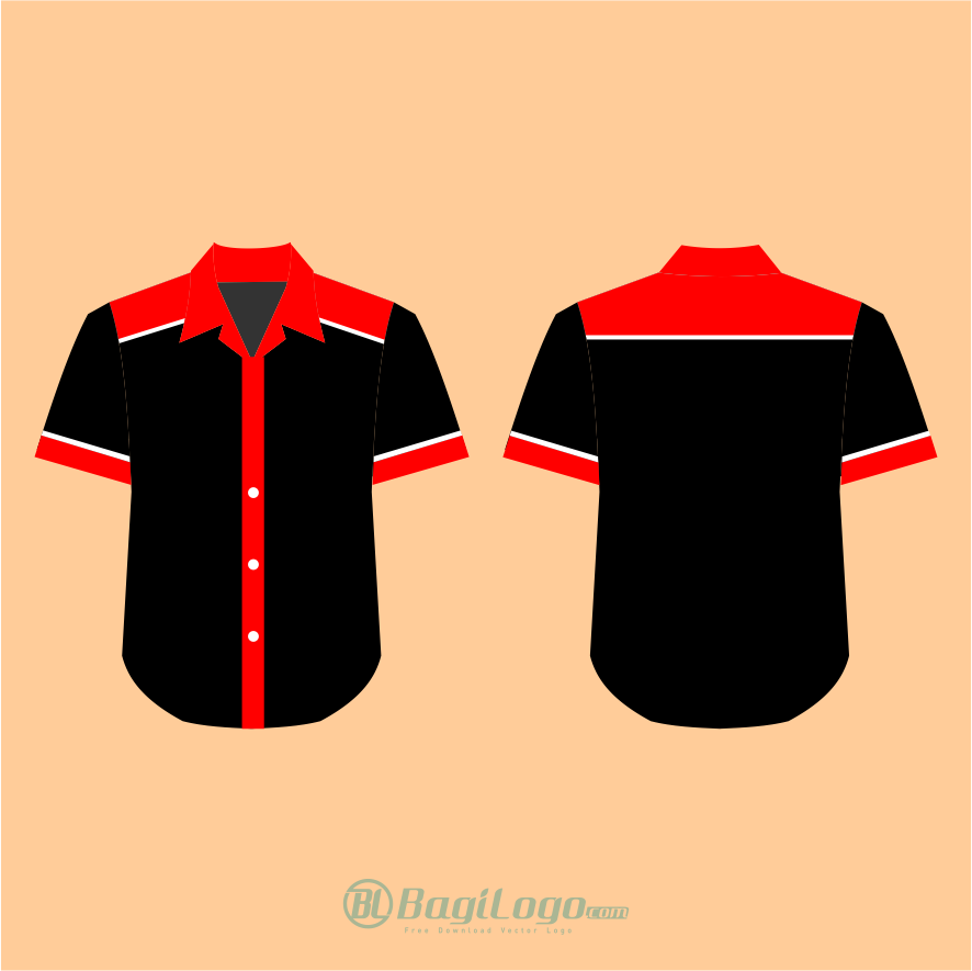 Mockup Kemeja vector cdr - Bagilogo.com