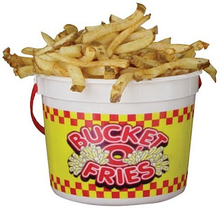 Can we say “BUCKET” of Fries?!!!! | Random Thoughts
