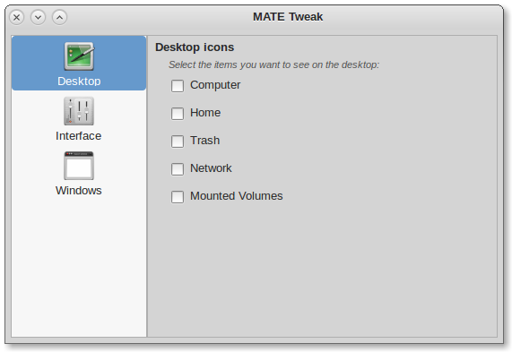 MATE - tweak или tweak? - задачи одни а твикеры разные. ~ UlyssesD Blog's