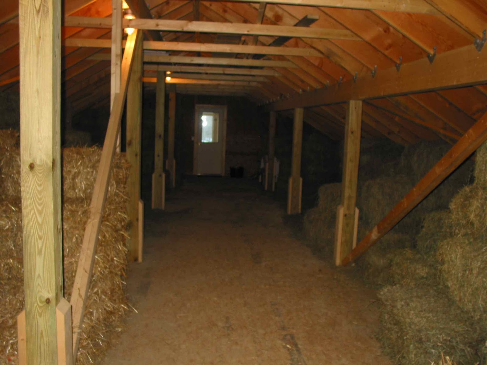 Fox Mountain Farm: Upstairs in the Barn