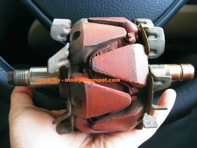 Perbaikan alternator Aerio penyebab indikator aki menyala