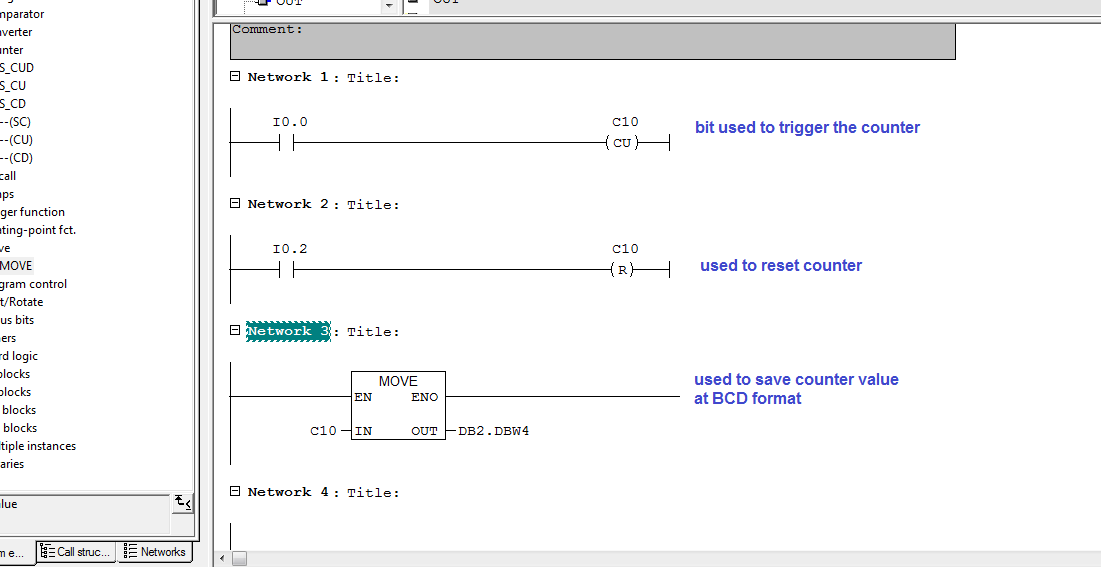 شرح العدادات counters فى Siemens PLC موقع الهندسة الكهربية