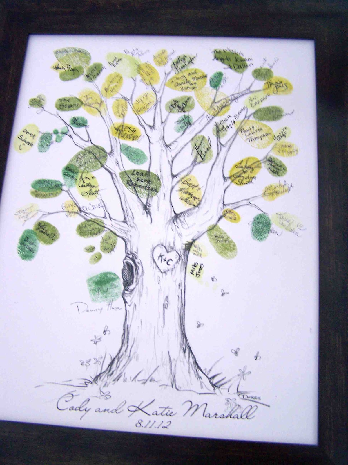 Made by Me. Shared with you.: Wedding: Thumb Print Tree