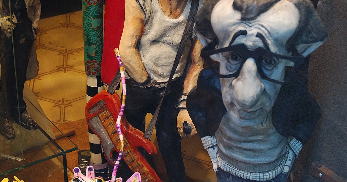 Barcelona Photoblog: Keith Richards and Woody Allen - Paper Mache ...