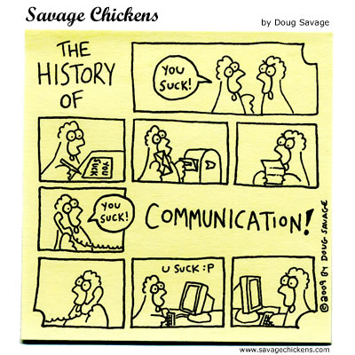 Josh Cranna's Discovery Project Blog: Funny Communication History Comic