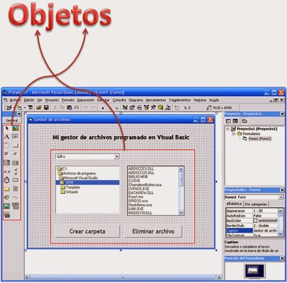 VISUAL BASIC: OBJETOS Y PROPIEDADES