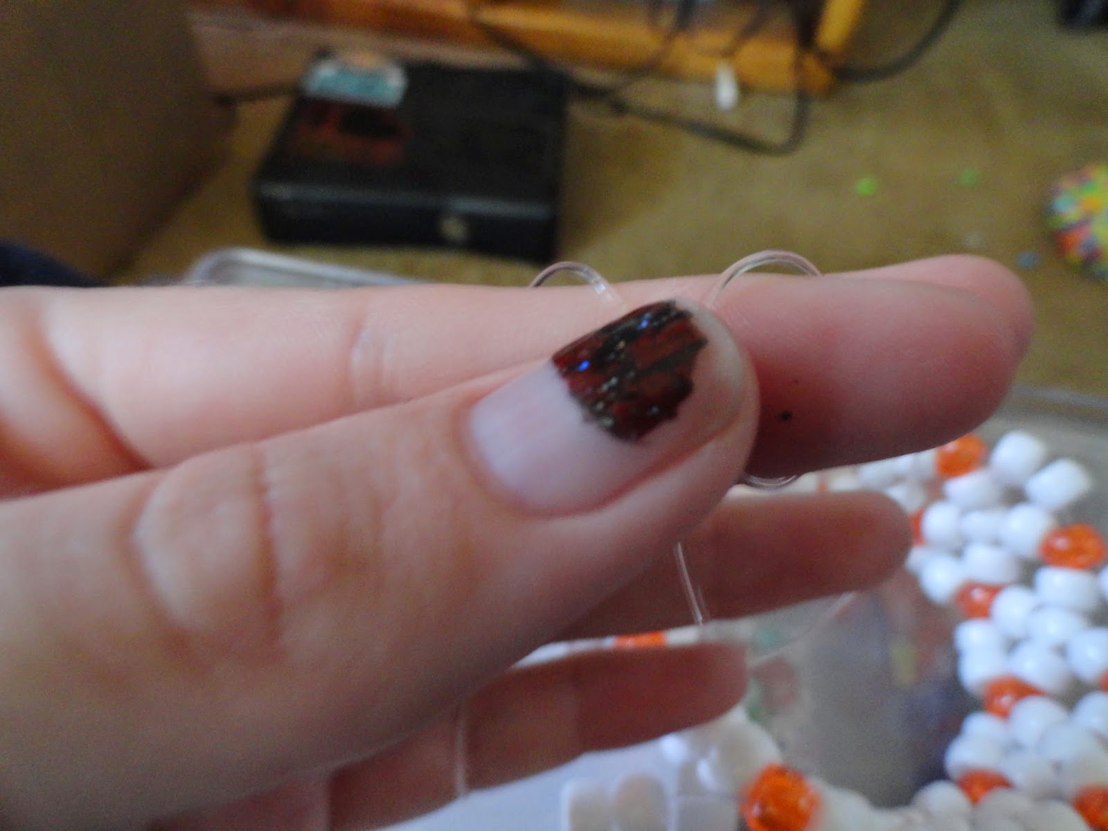 Ooh Piece of Kandi: How To Make: A Standard X-Base Cuff