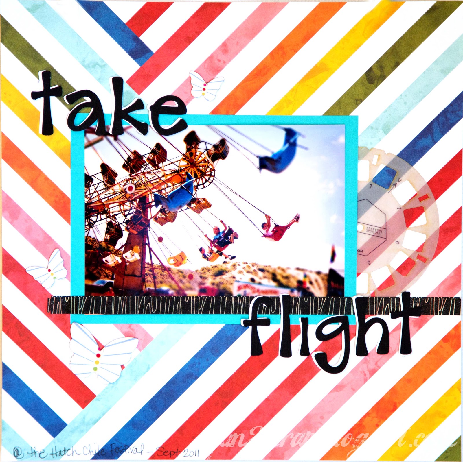 It's Fun2Scrap: Take Flight 12x12 Layout