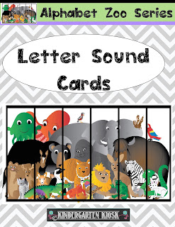 Kindergarten Kiosk: Animal Zoo Anchor Cards Word Wall Worksheets and ...
