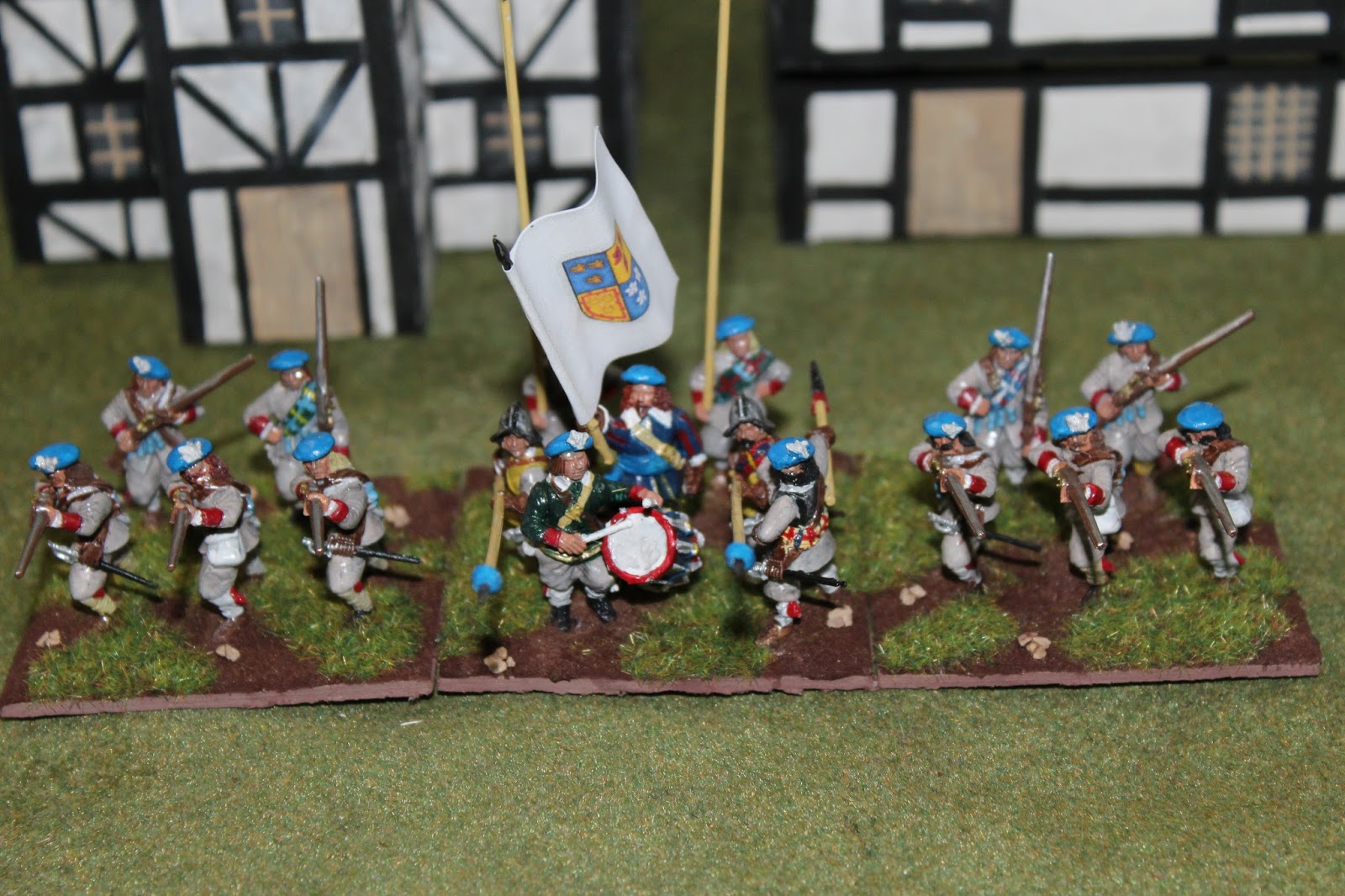 Cirencester wargames: Montrose Scottish ECW foot
