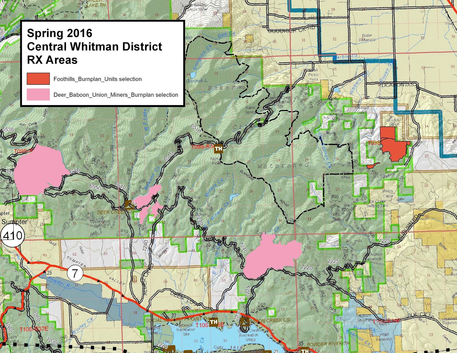 Blue Mountain Fire Information: Wallowa-Whitman National Forest ...