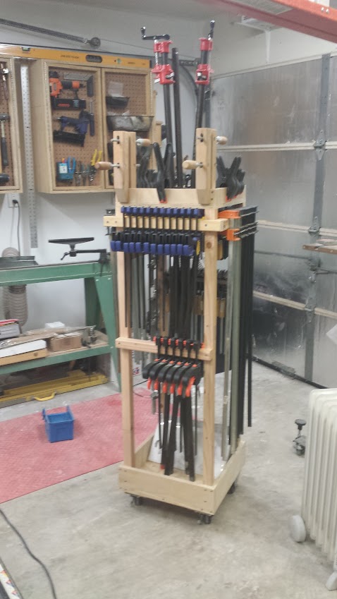 Dave's Workshop Blog: More shop updates, and the clamp cart is complete.
