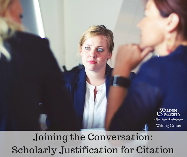 Joining the Conversation: Scholarly Justification for Citation