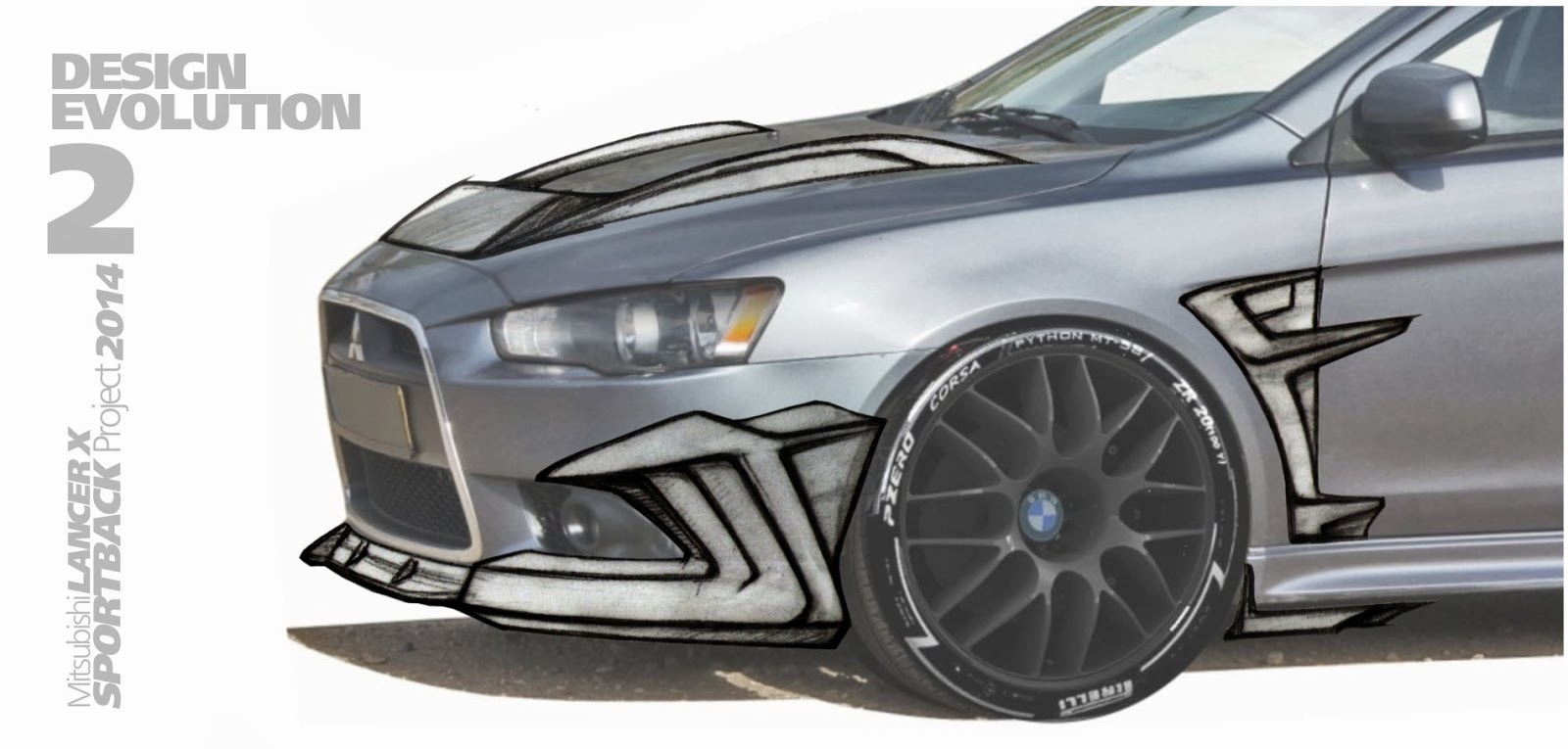 Mitsubishi Lancer X Sportback Lenzdesign Performance Tuning Project