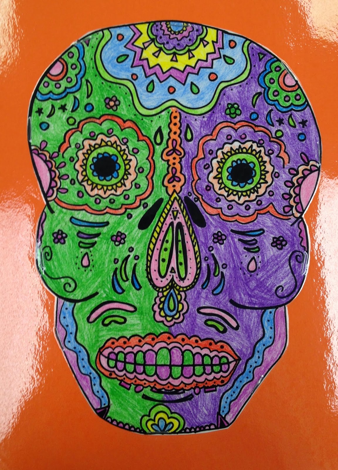 Ms. C's Artroom: Day of the Dead - Mexican Sugar Skulls - Dia De Los ...