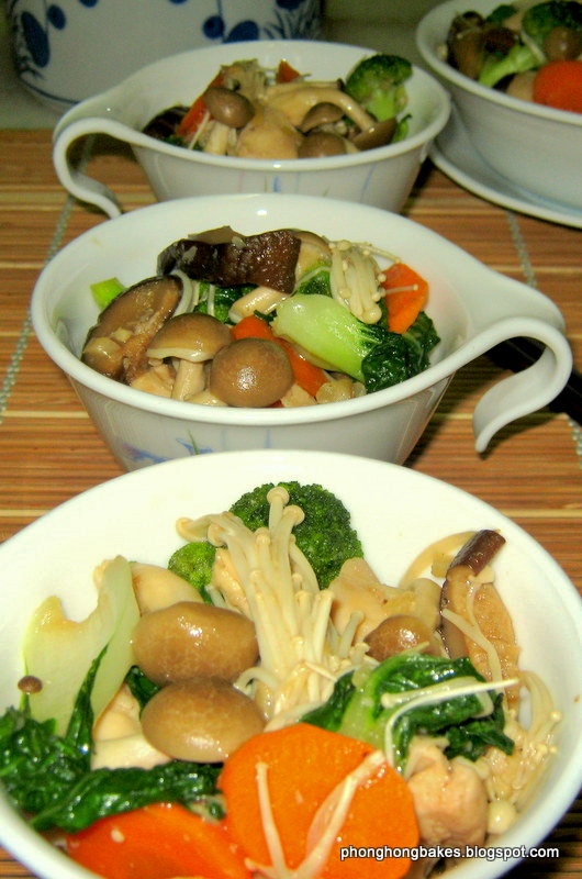 PH the Malaysian Carnivore: Mixed Fried Vegetables with Mushrooms