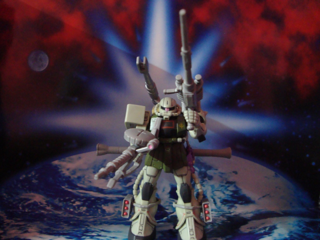 weirdmech: GUNDAM-ZAKU,DOPP FIGHTER,LUGGUN & MAGELLA TANK