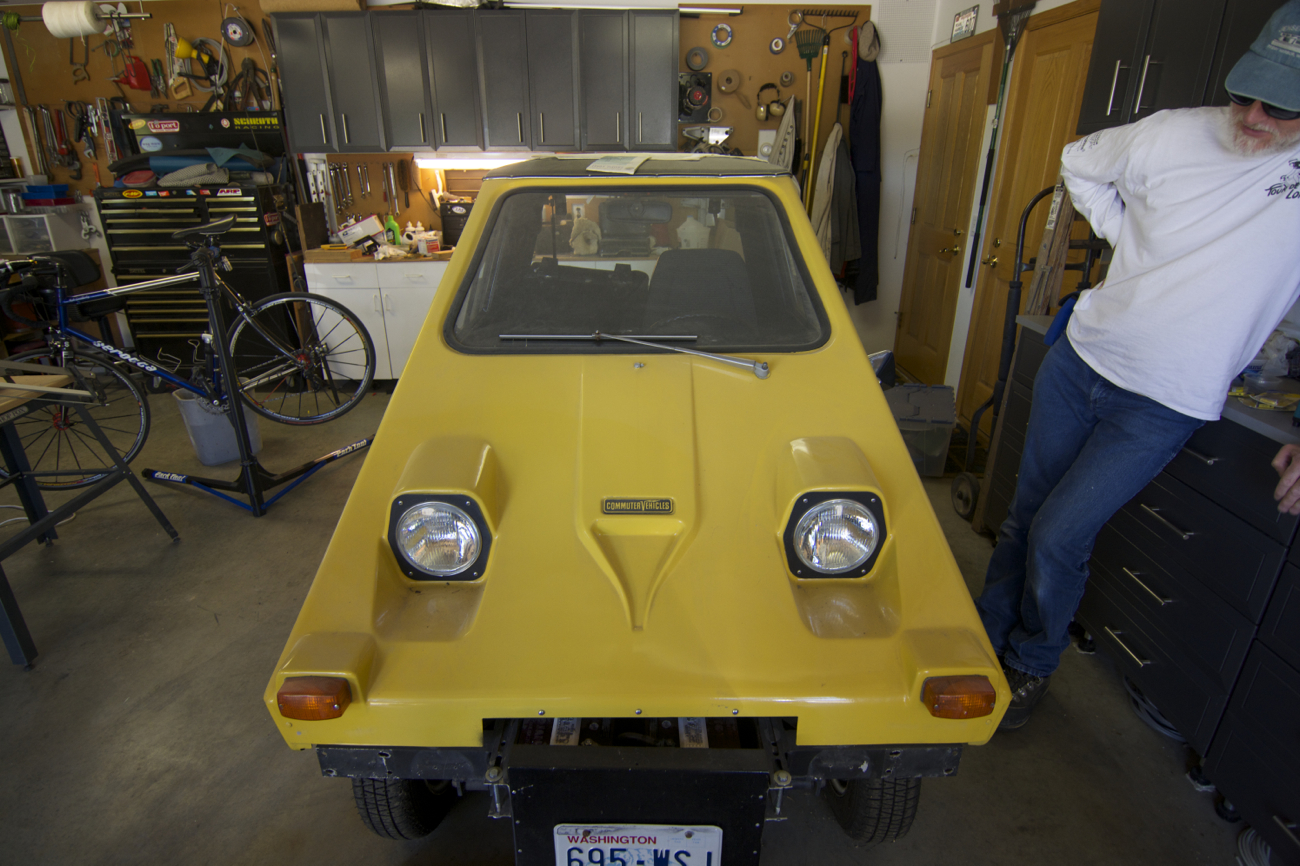 OLD PARKED CARS.: OPC's 3000th Post! 1980 Commuter Vehicles Comuta-Car.