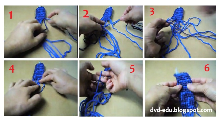 The Best Poster Design with Photoshop: Membuat gelang dari benang ...