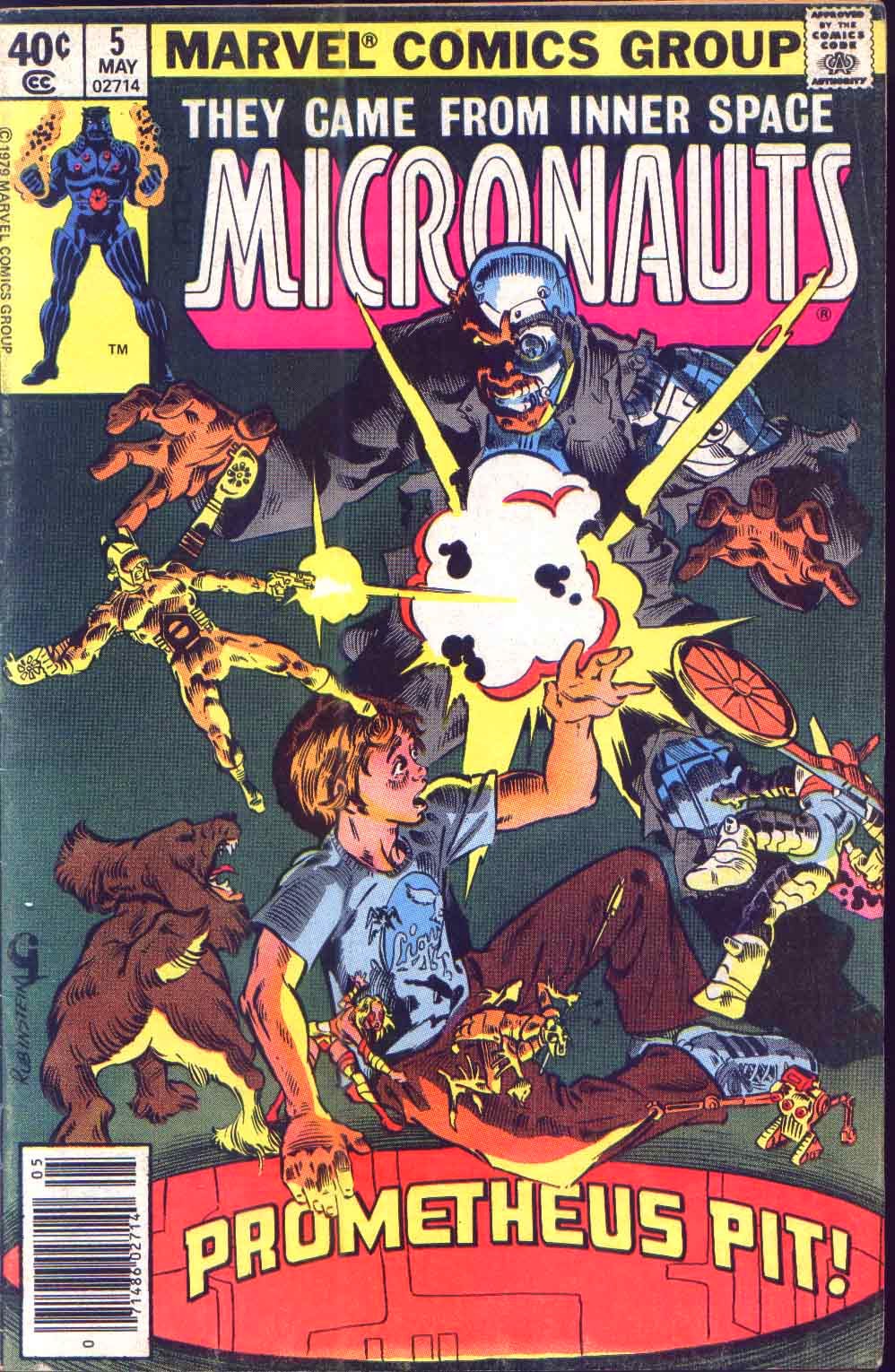 Diversions of the Groovy Kind: Micronauts Monday: "The Prometheus Pit ...