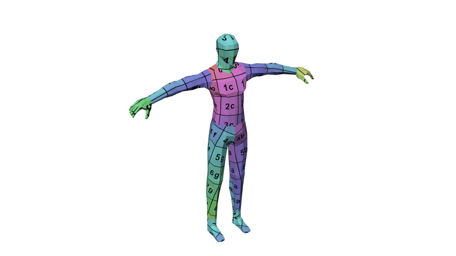Week 16 Drill - UV Layout Character Model | Aaron Turner's Visual ...
