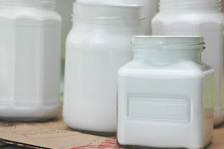 Simply Suzanne's AT HOME: diy milk glass